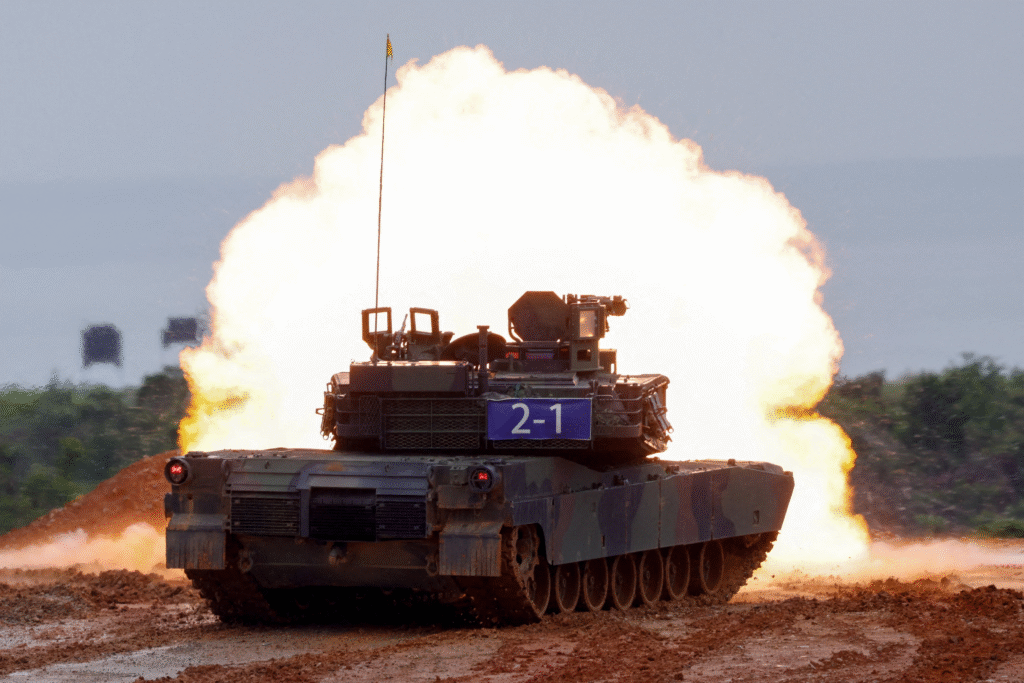 Taiwan showcases U.S.-made Abrams tanks, HIMARS in new era of asymmetric capabilities – Geo Indo ...